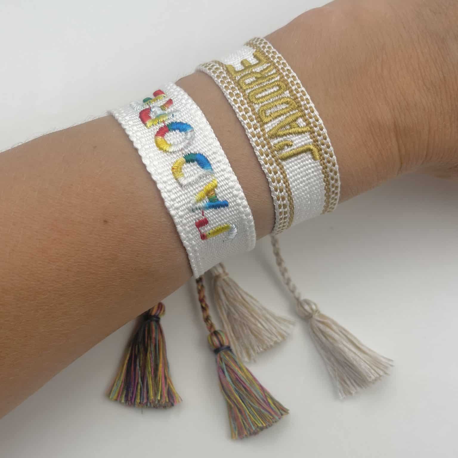 Bracelet Tissé J'ADORE - La Boutique de Cha