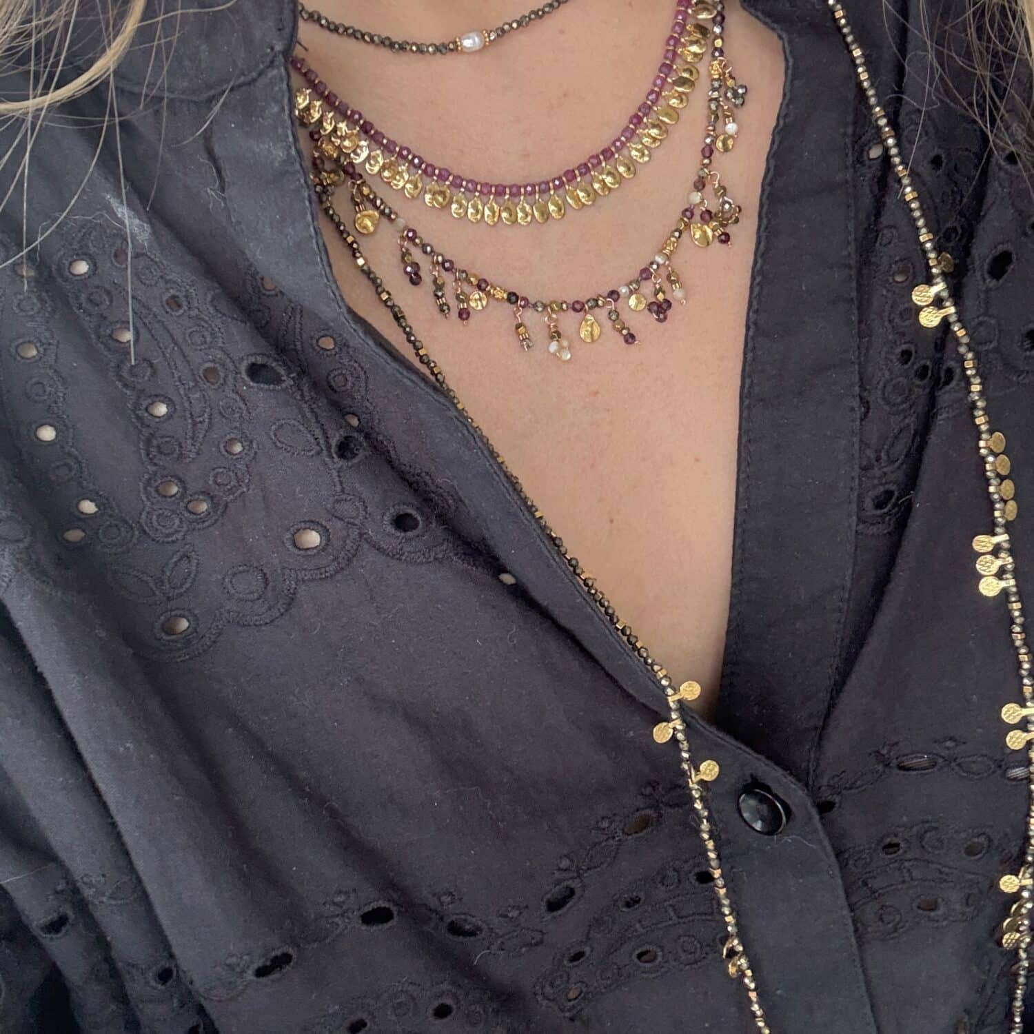 Collier FASCINANTE - Doré - La Boutique de Cha